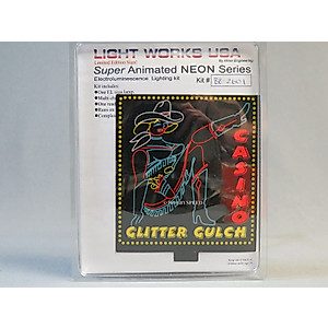 Miller Engineering Glitter Gulch Casino NEON Sign KIT O & HO Gauge