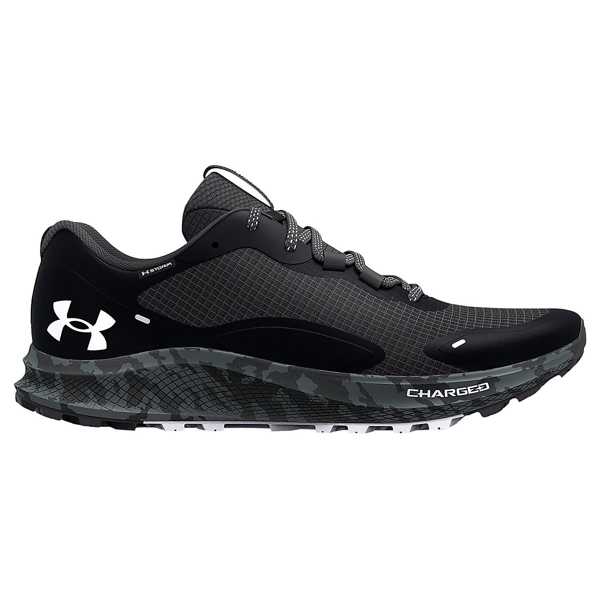 Under Armour Women's Charged Bandit 2 SP, Black/White, 7.5 Medium US