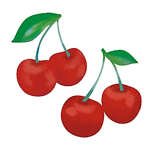Tempaper Cherry Peel and Stick Wall Decals, red