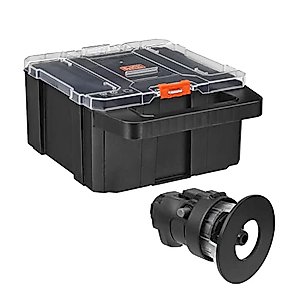 BLACK+DECKER MATRIX Router Attachment, For Plywood, Paneling and Fence Boards, Includes Storage Case (BDCMTRSTFF)