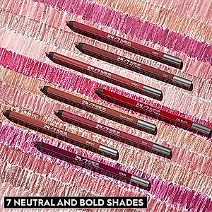 Urban Decay 24/7 Glide-On Lip Pencil, Liar - Mauve-Nude - Long-Lasting, Waterproof Lip Liner - Prevents Feathering - Moisturizing Vitamin E, Jojoba Oil & Cottonseed Oil