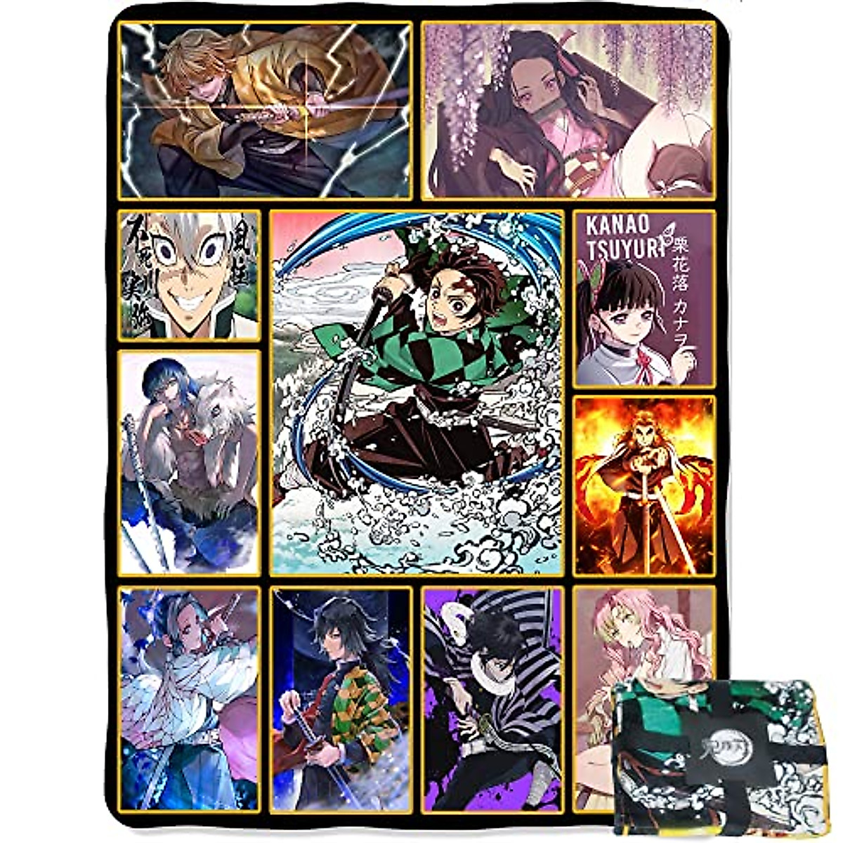 Anime Throw Blanket Flannel Blankets for Bedding Couch Sofa Living Room Throws All Season Gift Wrapping 60"X50"
