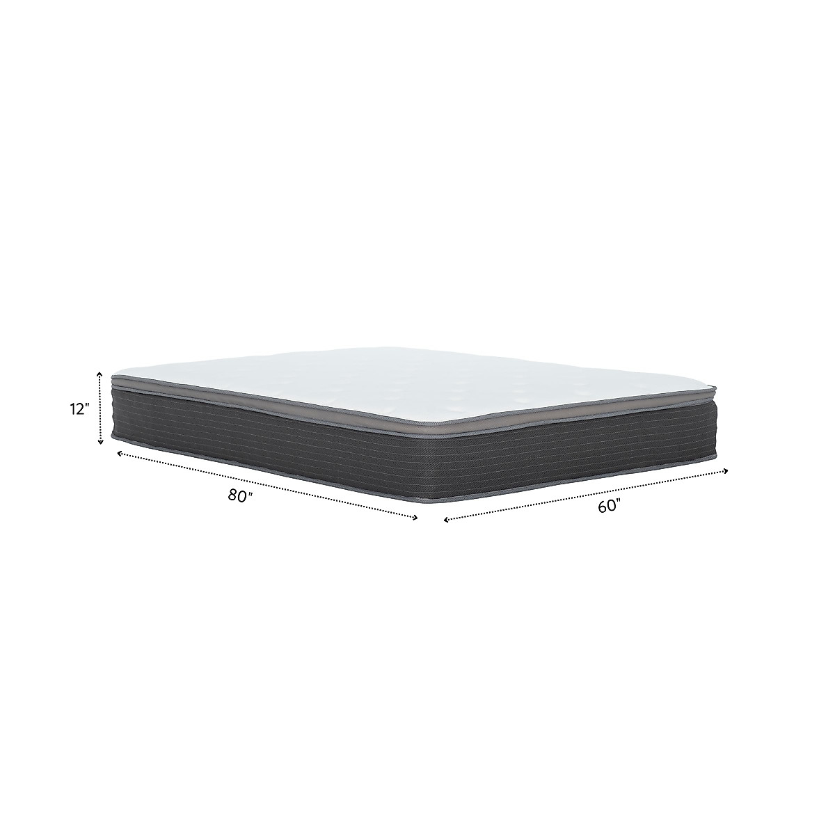Primo International Equilibria 12in Pocketcoil Gel Memory Foam Hybrid Mattress in a Box, Queen