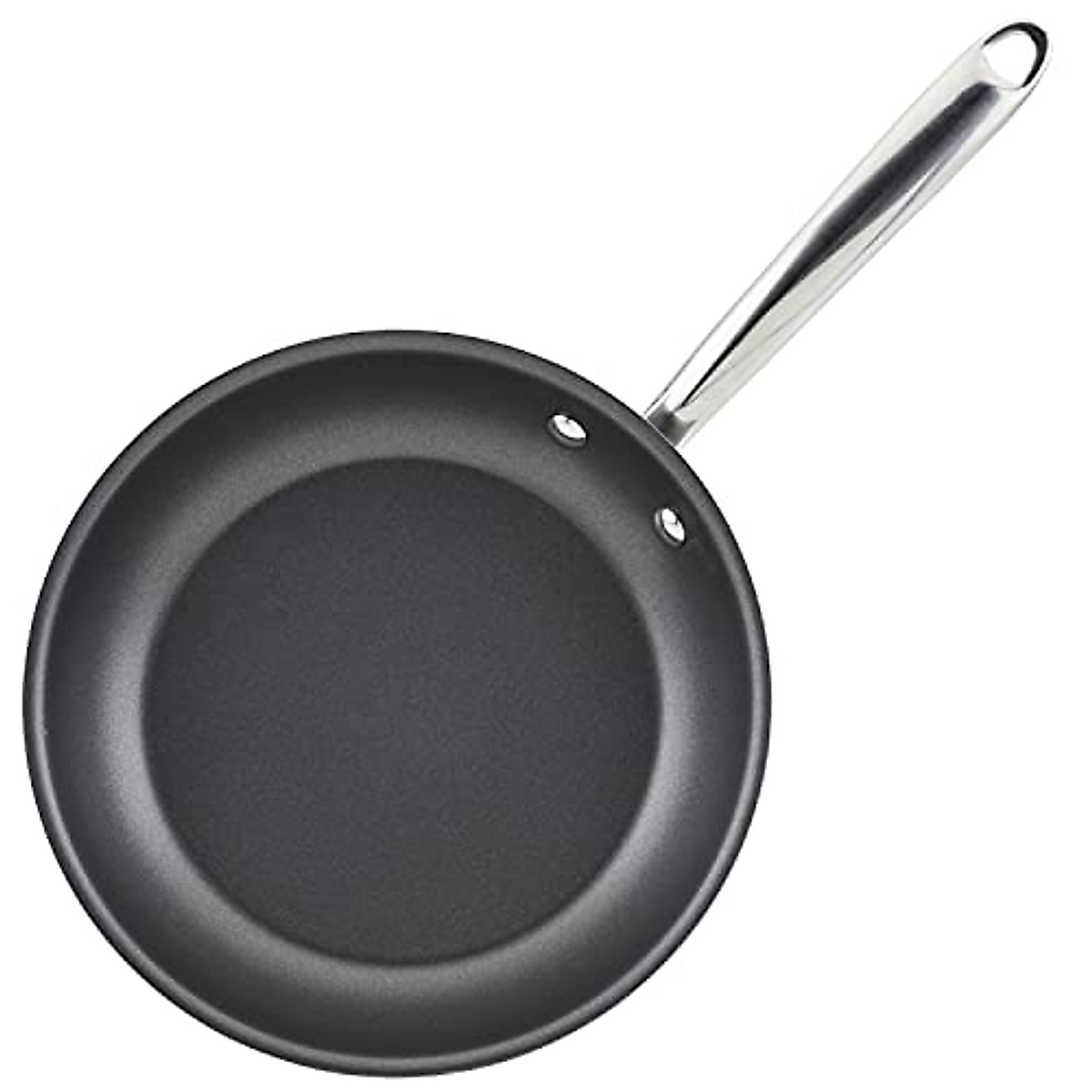 Rachael Ray Professional Stainless Steel/Hard Anodized Nonstick Cookware Pots and Pans Set, 11 Piece, Gray and Silver