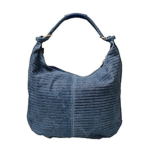 Pierre Cardin Jeans Leather Large Hobo Relaxed Suede Shoulder Bag for womens