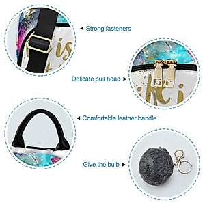 ALAZA Boho Bohemian Feather Backpack Purse for Women Anti Theft Fashion Back Pack Shoulder Bag