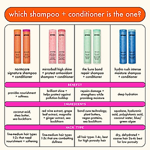 amika normcore signature shampoo, 500ml