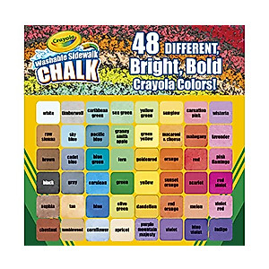 Crayola Sidewalk Chalk (48 Ct)