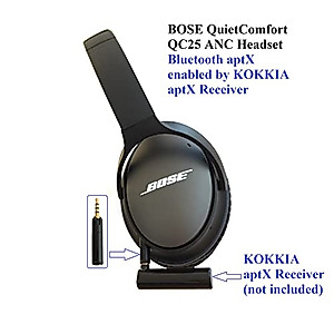 KOKKIA Tiny Versatile 2.5mm Male to 3.5mm Female Adapter with Lock/Unlock Feature : Extremely Versatile for Attachment to headsets/Devices with 2.5mm Audio Port.