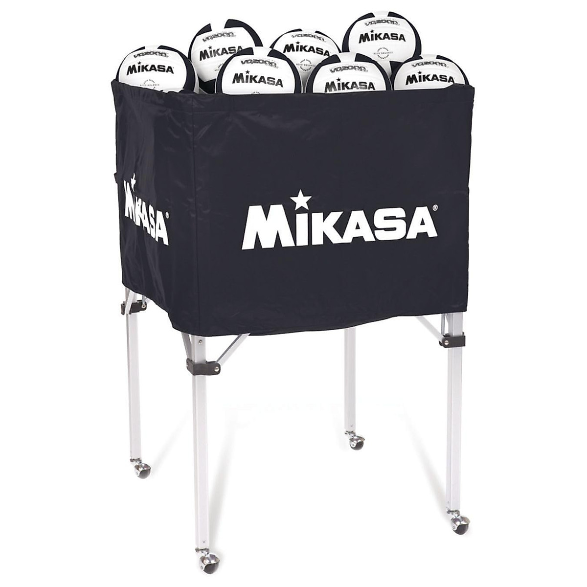 Mikasa BCSPSH-BLA Ball Cart (Black), 36 Ball