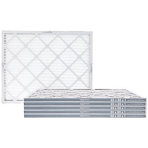 Amazon Basics Merv 11 AC Furnace Air Filter - 20'' x 25'' x 1'', 6-Pack