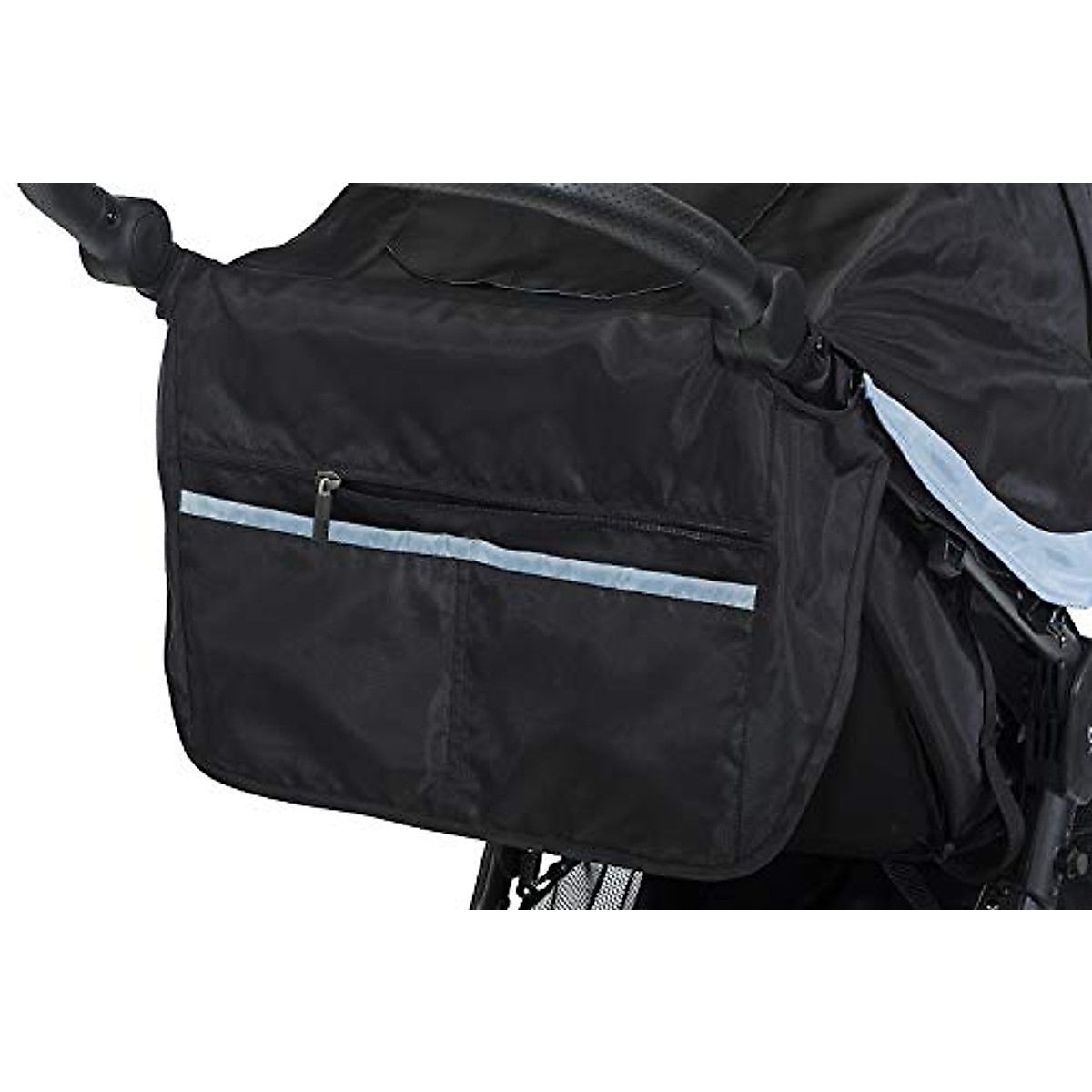 Britax B-Free Stroller, Frost - All Terrain Tires - Adjustable Handlebar - One Hand Fold - Large UV50 Canopy