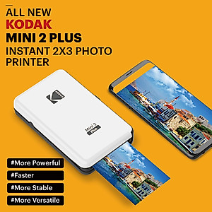 Kodak Elite Portable Wireless Photo Printer (2022 Model) Prints Smart APP, Compatible with iOS, Android, and Bluetooth Devices