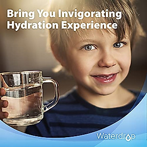 Waterdrop WHR-140 Shower Filter Replacement Cartridge for Culligan® WHR-140, WSH-C125, ISH-100, HSH-C135, Shower Head Water Filter, with Advanced KDF Filtration Material, Pack of 2