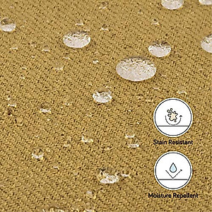 babyletto Madison Swivel Glider in Performance Dijon Eco-Twill, Water Repellent & Stain Resistant, Greenguard Gold and CertiPUR-US Certified