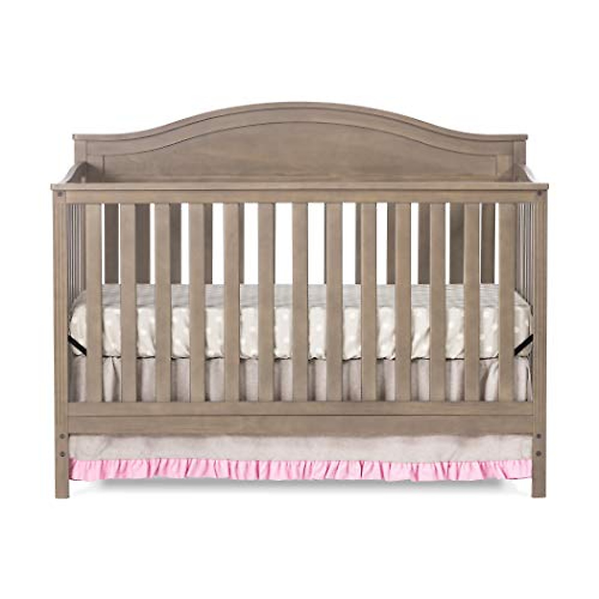 Child Craft Sidney 4-in-1 Convertible Crib, Baby Crib Converts to Day Bed, Toddler Bed and Full Size Bed, 3 Adjustable Mattress Positions, Non-Toxic, Baby Safe Finish (Dusty Heather)
