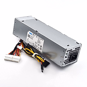 BINGKERS 240W H240AS-00 Power Supply Fit for Dell OptiPlex 390 790 960 990 3010 7010 9010 Small Form Factor SFF System Desktop Computer 3WN11, L240AS-01