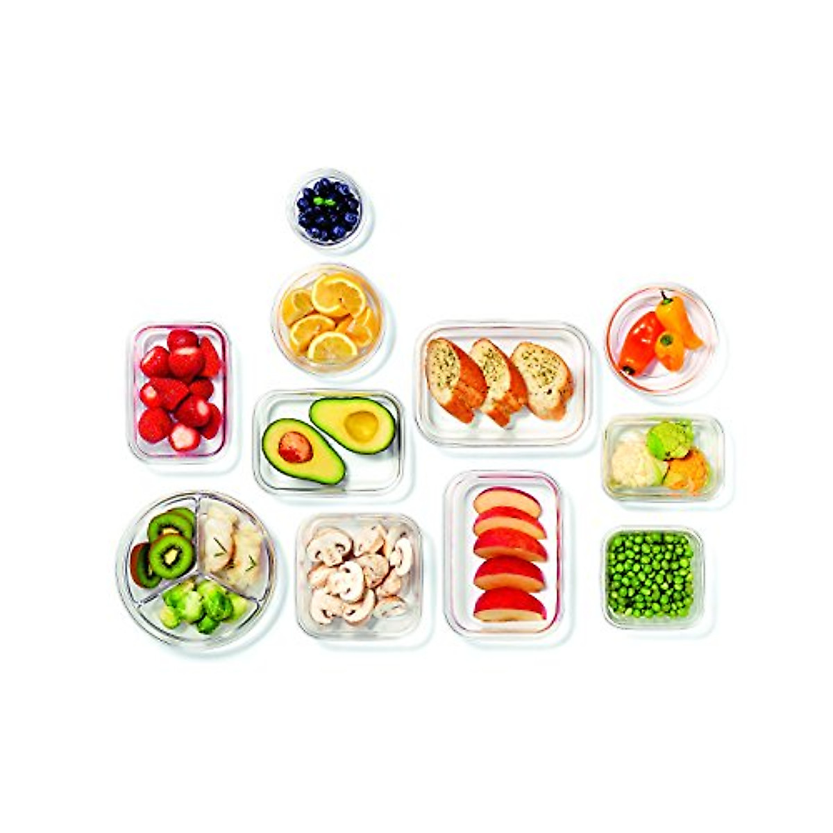 Lock&Lock Bisfree Rectangular Tableware with Leak Proof Locking Lid, 2.7-Cup