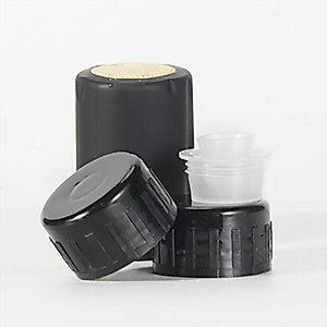 WERTIOO Hot Sauce Bottles, 18 Pack 8.5 OZ Quadra Bottles with Leak Proof Screw Caps, Glass Square Bottles With Caps Shrink Capsules for Oil, Vinegar, Syrup, Salad Dressing, Juicing