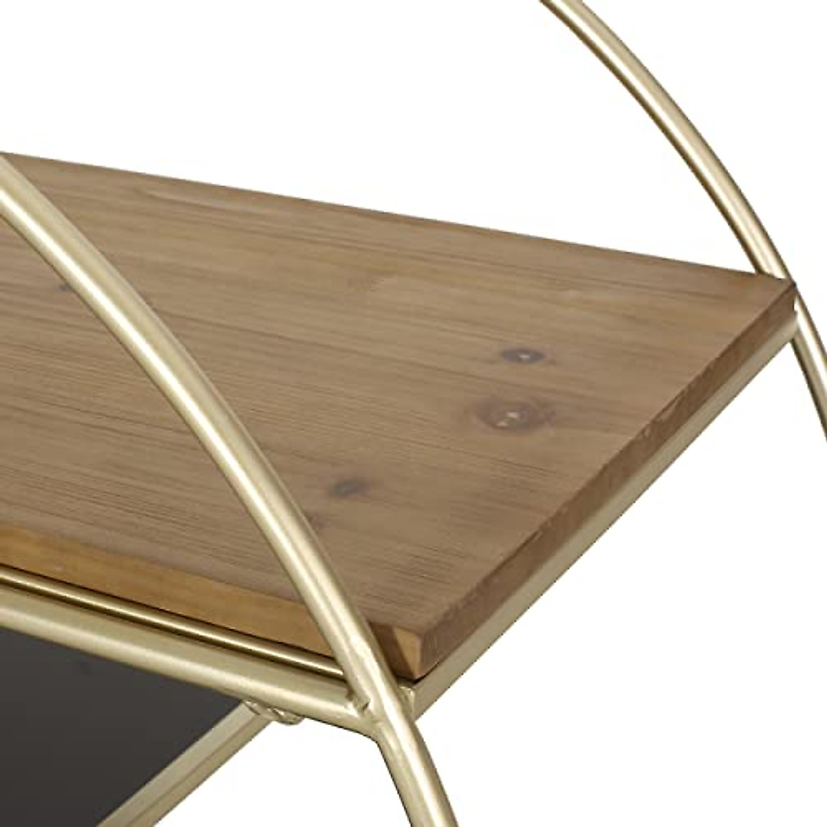 Christopher Knight Home Cragin Bookcase, Gold + Black