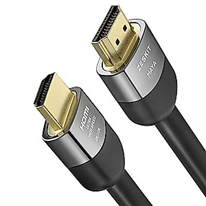 Zeskit Maya 8K 48Gbps Certified Ultra High Speed HDMI Cable 13ft CL3 In Wall Rated, 4K120 8K60 eARC HDR HDCP 2.2 2.3 Compatible with Dolby Vision Apple TV 4K Roku Sony LG Samsung Xbox Series X PS4 PS5