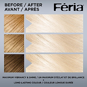 L'Oreal Paris Feria Multi-Faceted Shimmering Permanent Hair Color, Extreme Platinum, Pack of 1, Hair Dye