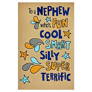 American Greetings Birthday Card for Nephew (Super Terrific)