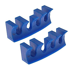 CUCUDAI 2pcs Badminton Stringing Machine Tool Racket Load Spreader Adapter Universal Protector Attachment-Red