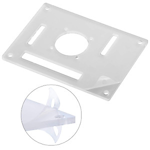 GeeekPi Acrylic Case for Raspberry Pi 4 Model B & Raspberry pi 3 Model B+, Pi Case with Cooling Fan and 7PCS Heatsinks for Raspberry Pi 4 Model B/Pi 3B+/ Pi 3B/ 2B (Clear)