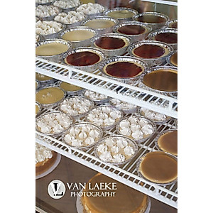 KitchenDance Disposable Aluminum Foil Tart Pan with Lid - 5" Aluminum Foil Individual Pie Pans, Baking Pan Perfect for Pies, Cobblers - 501P, (25)