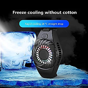 JYXDKD Universal Mobile Phone Cooler Adjustable Cooler Portable Heat Sink Cooling Fan Game Pad Holder