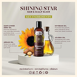 Uncle Funky's Daughter Shining Star Hair & Scalp Elixir, 6 oz