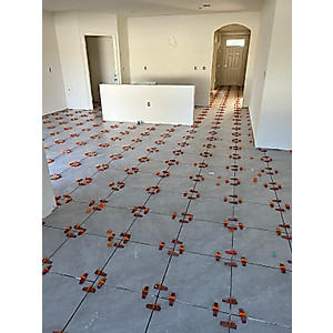 Emaistore Tile Leveling System (5/32 Inch) – 2000 Tile Spacers – Compatible with Most Wedges for Smooth, Seamless Floor & Wall Tile Installation – 4mm Ceramic & Stone Spacers