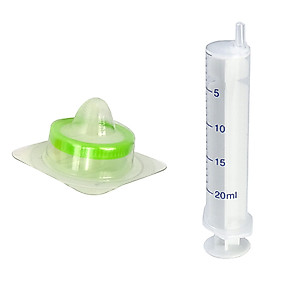 Sterile Syringe Filter PES with 20ml Plastic Syringe, luer Slip Syringe for Liquid