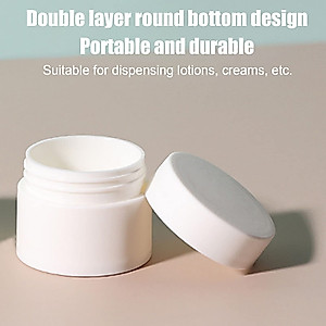 10Pcs Empty Cream Jars, Portable Refillable Leak Proof Cosmetic Cream Jar for Face Cream Lotion