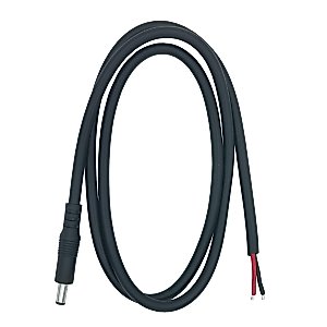 3FT 12V DC Power Cable 5.5mm x 2.1mm Male Plug to Bare Wire Open End, 16AWG 24V DC Power Supply Repair Cable for CCTV Security Camera LED Strip Light