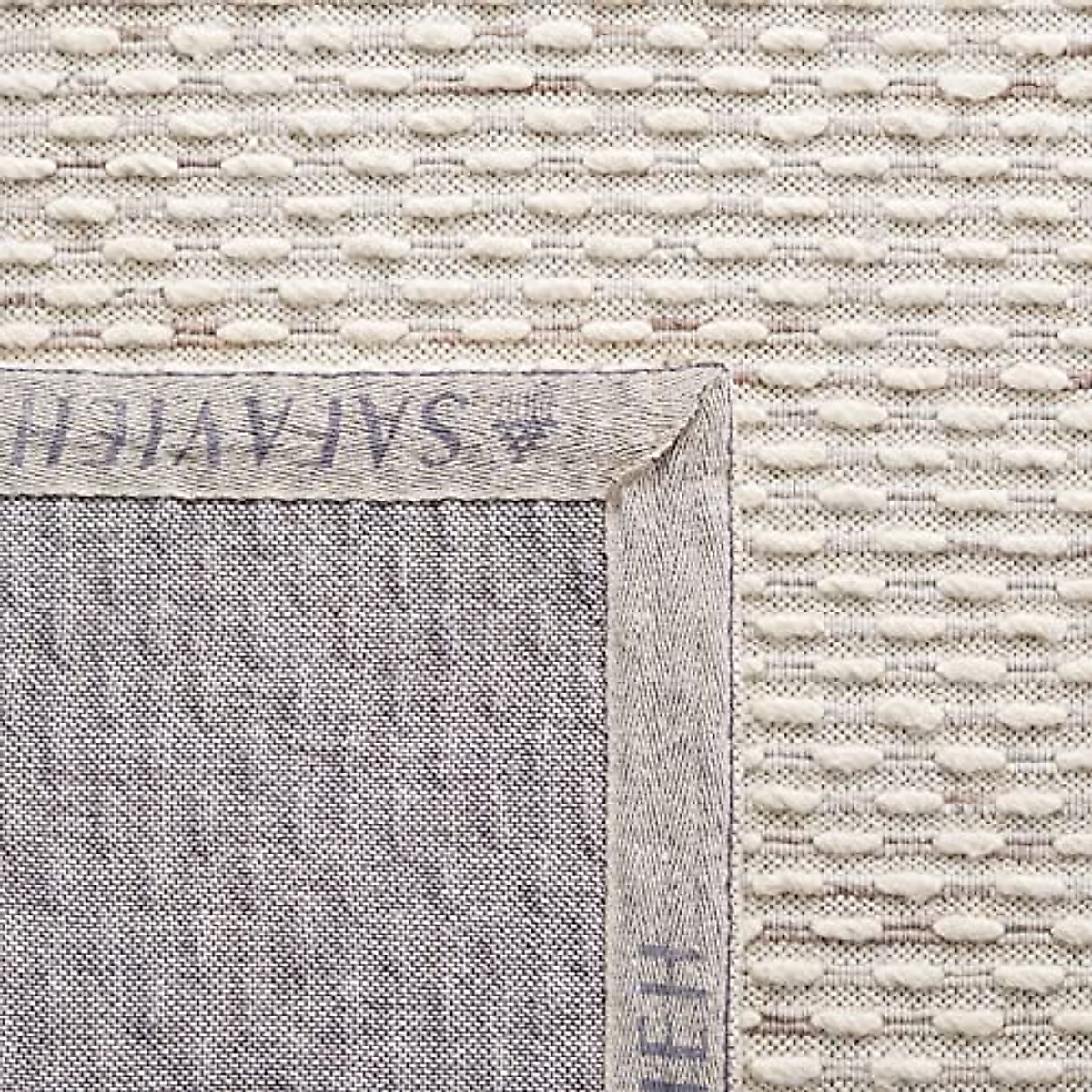 SAFAVIEH Marbella Collection 5' x 8' Beige MRB158B Handmade Premium Wool Area Rug