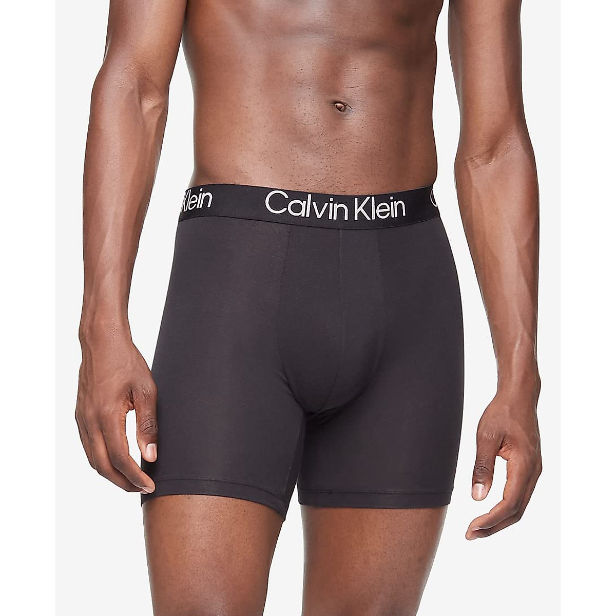 Calvin Klein Men's Ultra Soft Modern Modal Boxer Brief, 3 Black, XL