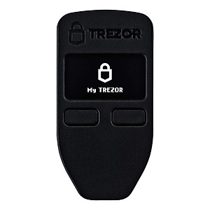 Trezor One + Billfodl - Cryptocurrency Hardware Wallet with Steel Wallet Cold Seed Storage (2 Items)