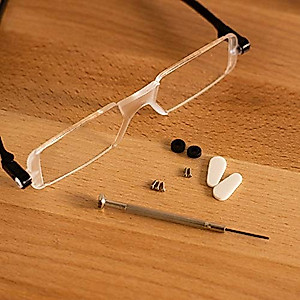 11pc Compact Eye Glasses Repair Kit Case for Fixing All Kinds of Broken Glasses