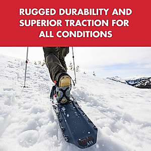 MSR unisex adult Revo Trail Snowshoes Snowshoes, Marine Fog, 25 IN US