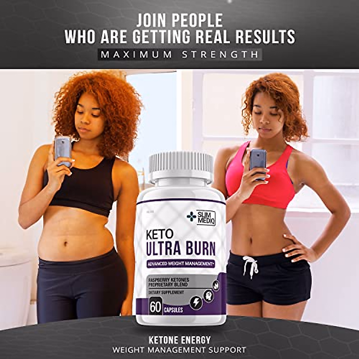 (2 Pack) Keto Ultra Burn Supplement Pills, Advanced Ketogenic Formula (120 Capsules)