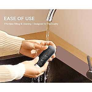 Vinofes 16 Pack Travel Size Toiletries Kits - Leak Proof TSA Approved Travel Bottles for Toiletries Essential - BPA Free Travel Containers for Shampoo, Conditioner, Lotion (16Pcs/Black)