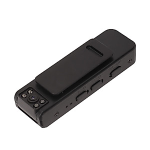 DAUERHAFT Body Camera, 90 Degree Rotation Lens One Key Operation 1080P HD Magnetic Absorption Body Mounted Pocket Camera for Daily Proof