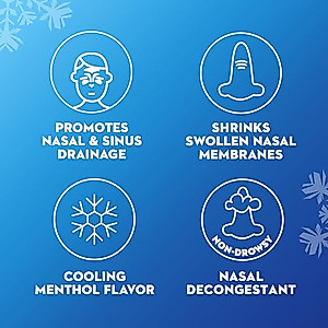 Mucinex Sinus-Max Nasal Spray Decongestant, 12 Hour Over-The-Counter Medication Nose Spray for Sinus Relief, Nasal Decongestants For Adults & Sinus Congestion, Cooling Menthol, 0.75 Fl Oz (Pack of 3)