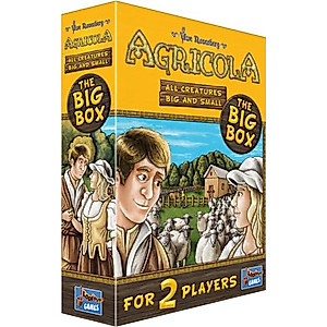 Agricola All Creatures Big and Small The Big Box | Farming Game | Strategy Game for Adults and Kids | Family Board Game | Ages 10+ | 2 Players | Average Playtime 30 Minutes | Made by Lookout Games