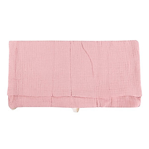 QXPDD Baby Nursery Organizer Baby Diaper Caddy Hanging Organizer for Clothing Diapers Toys, Hang on Crib, Changing Table or Wall,Pink