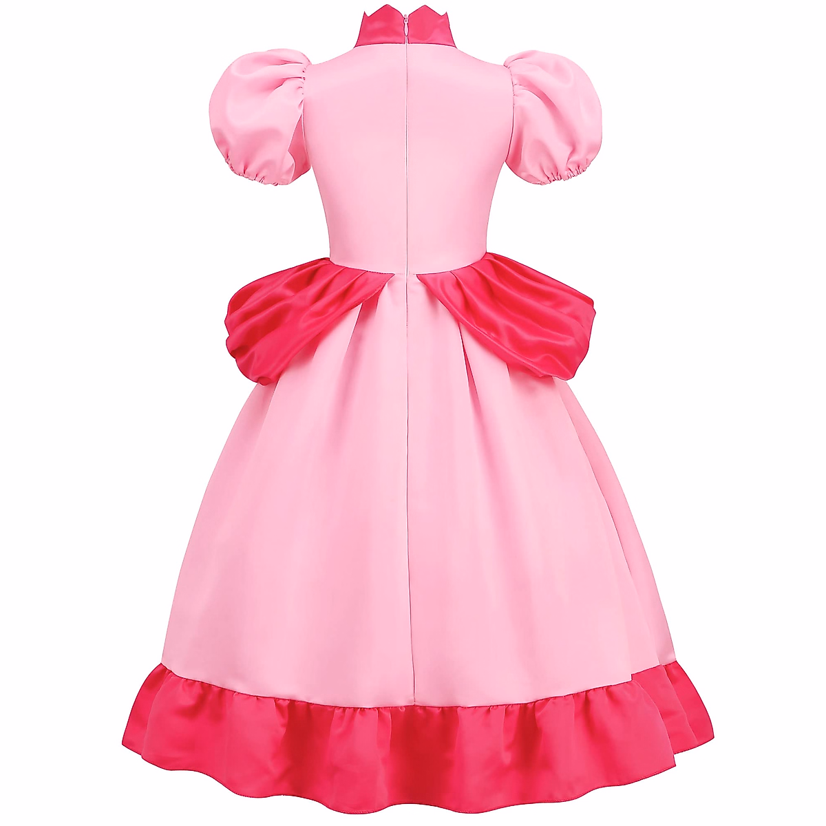 CONGRU Princess Costume Girls, Super Brothers Kids Princess Dress with Accessories Halloween Cosplay Dress Up (4-5Years)…