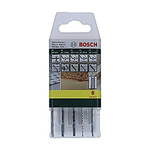 Bosch 2607019459 Jigsaw Blade Set with U-Shaft 8 Pcs