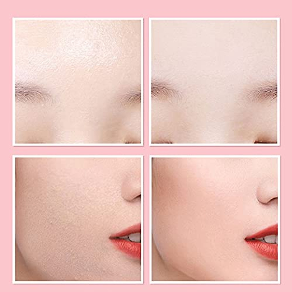 2PCS Hunmui Face Primer Pore Base Gel Cream Cover Pores Water Embellish Skin Silky Finish Primer, Remove Oils Isolating Pore Light Weight Primer Natural Make Up To Flawless Face Firming Moisturizers